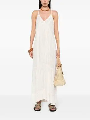 TWINSET Sequinned Georgette Slip Dress