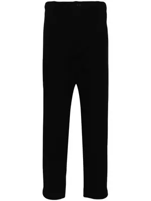 Yohji Yamamoto Straight-leg Cotton Trousers