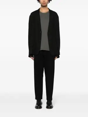 Yohji Yamamoto Straight-leg Cotton Trousers
