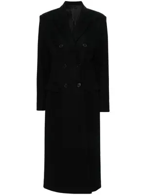 MODES Double-breasted Wool Coat