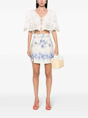 TWINSET Floral-print Mini Skirt