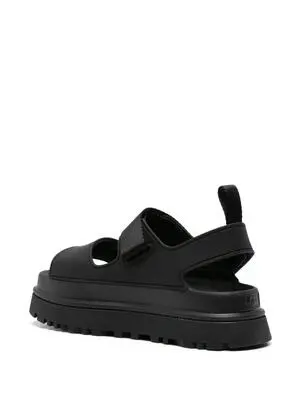 UGG Goldenglow Touch-strap Platform Sandals - Black