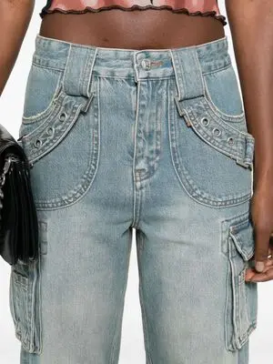 MISBHV Harness Low-rise Cargo Jeans