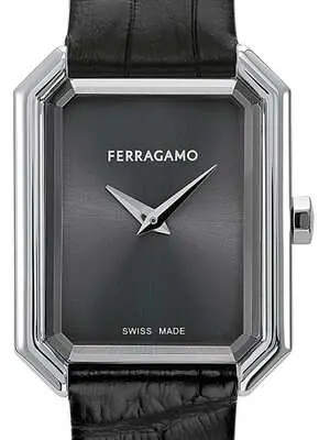 FERRAGAMO Crystal Tank Watch
