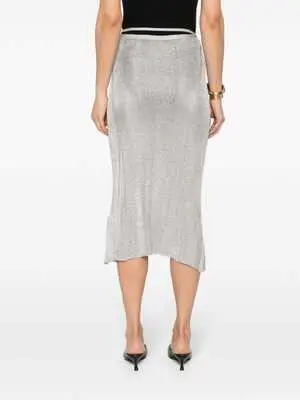 Jacquemus Le Brilho Lurex Midi Skirt