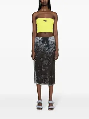 DIESEL® De-pra-fse1 Denim Midi Skirt