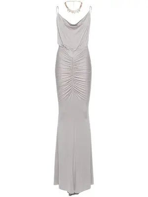 Elisabetta Franchi Cowl Neck Evening Dresses