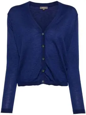 N.peal Superfine Cashmere Cardigan - Blue