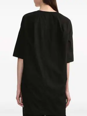 Rick Owens V-neck T-shirt - Black