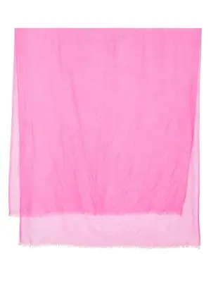 N.peal Frayed Pashmina Shawl - Pink