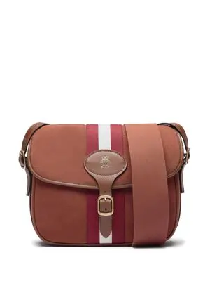 Bally Beckett Canvas Messenger Bag - Brown