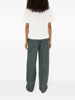 Burberry Printed Silk Trousers