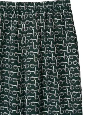Burberry Printed Silk Trousers