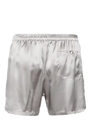 Dolce & Gabbana Silk Shorts - Silver