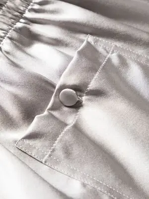 Dolce & Gabbana Silk Shorts - Silver