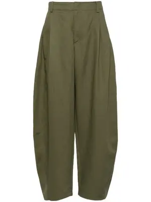 CROQUIS Cotton-blend Tapered Trousers