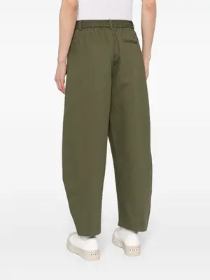 CROQUIS Cotton-blend Tapered Trousers