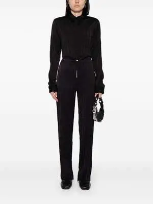 Helmut Lang Crinkled Satin Trousers