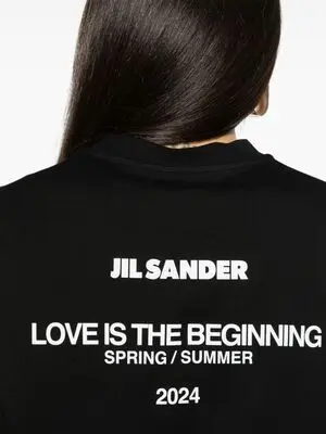 JIL SANDER Logo-print T-shirt - Black