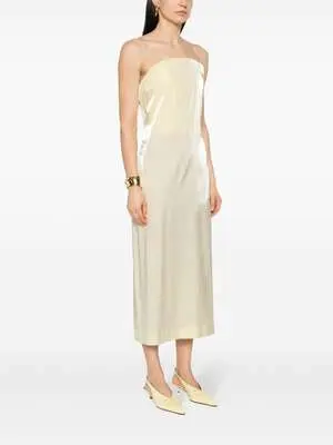 Jacquemus La Robe Carino Midi Dress - Yellow