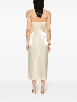 Jacquemus La Robe Carino Midi Dress - Yellow
