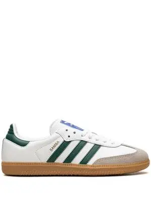Adidas Samba Collegiate Green Sneakers - White