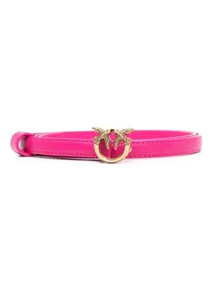 Pinko Love Birds Leather Belt - Pink