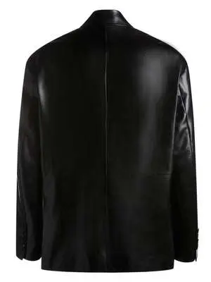 Bally Single-breasted Leather Blazer