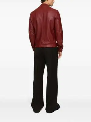 Dolce & Gabbana Leather Jacket - Red