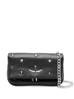 Zadig&Voltaire Small Rock Lucky Charms Clutch Bag