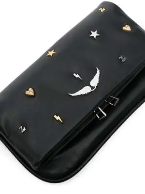 Zadig&Voltaire Small Rock Lucky Charms Clutch Bag