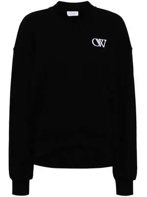 Off-White Initial-appliqué Sweatshirt