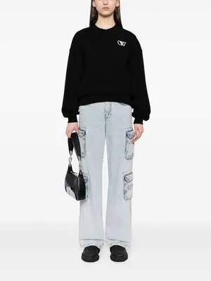 Off-White Initial-appliqué Sweatshirt