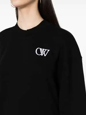 Off-White Initial-appliqué Sweatshirt