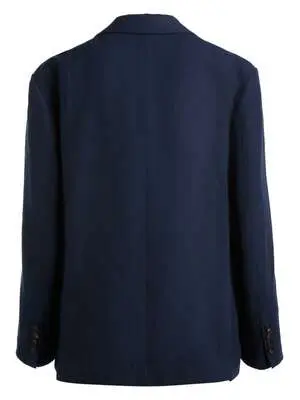 Bally Single-breasted Linen Blazer