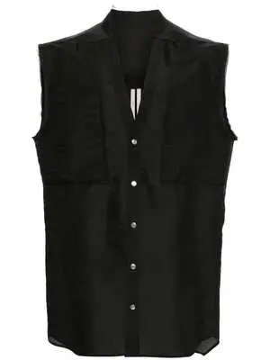 Rick Owens Raw-cut Detailing Vest
