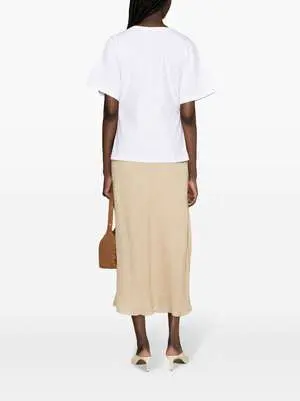 BY MALENE BIRGER Biancos Seersucker Maxi Skirt - Neutrals