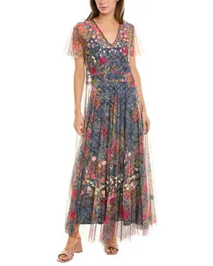 Johnny Was Locust Mesh Maxi Dress - Multi
