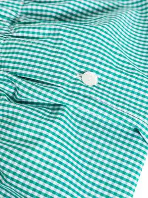 MODES Gingham-check Cotton Boxers - Green