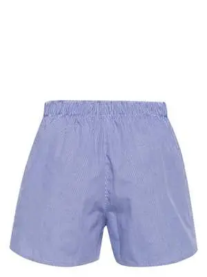 MODES Gingham-check Cotton Boxers - Blue