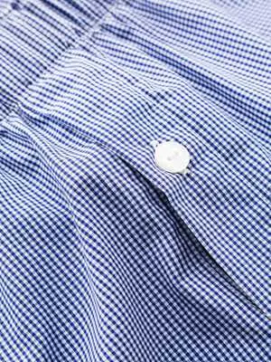 MODES Gingham-check Cotton Boxers - Blue