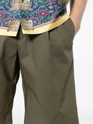 Herno Poplin Chino Shorts - Green