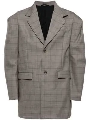 DOUBLET Shoulder-padded Wool Blazer