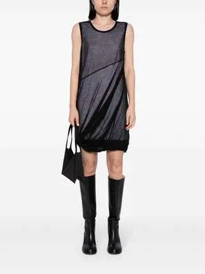 Helmut Lang Bubble Sheer-overlay Dress