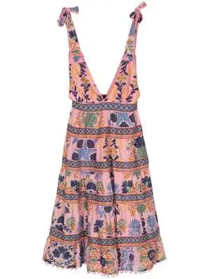 Farm Rio Tapestry-print Cotton Dress