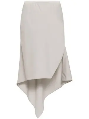 Helmut Lang Asymmetric Midi Skirt