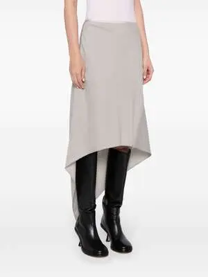 Helmut Lang Asymmetric Midi Skirt