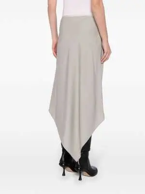 Helmut Lang Asymmetric Midi Skirt