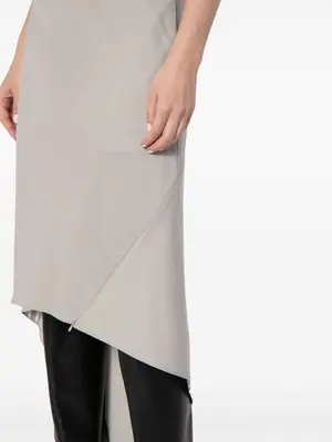 Helmut Lang Asymmetric Midi Skirt