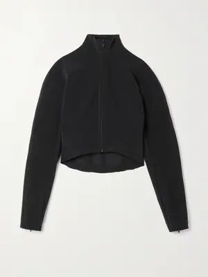 Alaïa Stretch-tulle Jacket - Black
